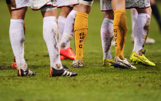 Mud Splattered Football Boots Luton Town Editorial Stock Photo - Stock ...