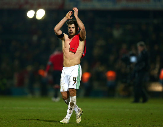Joe Edwards Yeovil Town Applauds Supporters Editorial Stock Photo ...