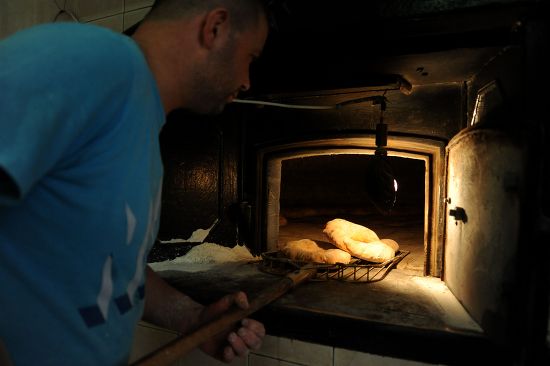 Bakery Malta Making Traditional Ftira Bread Editorial Stock Photo ...