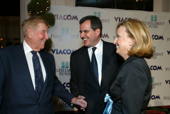 Sumner Redstone Peter Chernin Megan Chernin Editorial Stock Photo ...