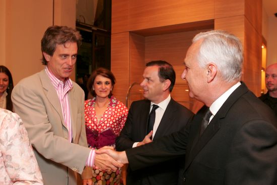 Bobby Shriver Stanislas De Quercize Bernard Editorial Stock Photo ...