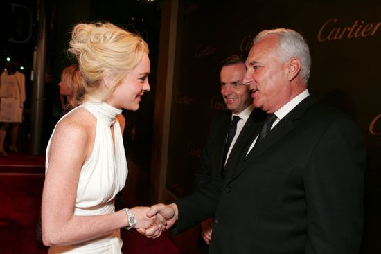 Lindsay Lohan Stanislas De Quercize Bernard Editorial Stock Photo ...