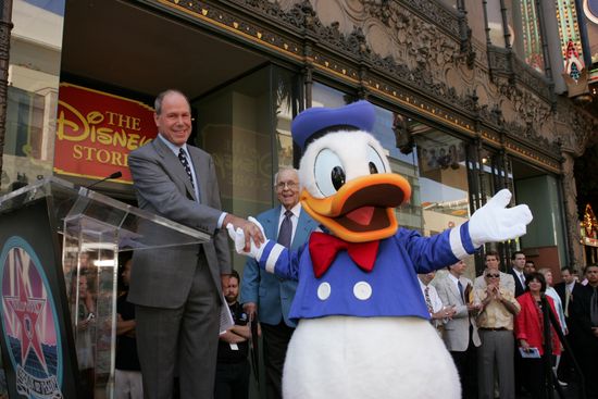 Michael Eisner Donald Duck Editorial Stock Photo - Stock Image ...