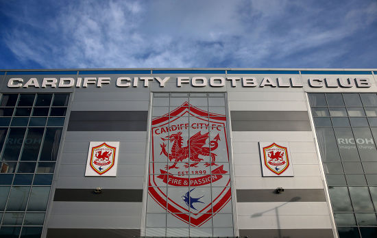 Cardiff City Stadium Clubs Red Crest Editorial Stock Photo - Stock ...
