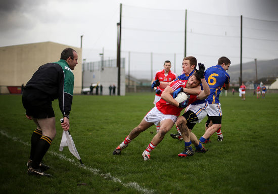 Tipperarys Brian Fox Tackles Eoin Cadogan Editorial Stock Photo - Stock ...