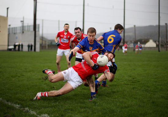 Tipperarys Brian Fox Tackles Eoin Cadogan Editorial Stock Photo - Stock ...