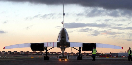 Concorde Finally Towed Hangar Birthplace Filton Editorial Stock Photo ...