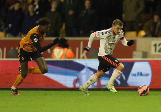 Fulhams Konstantinos Stafylidis Breaks Past Wolverhampton Editorial ...