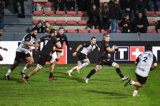 Toulouses Player Imanol Harinordoquy Action Editorial Stock Photo ...