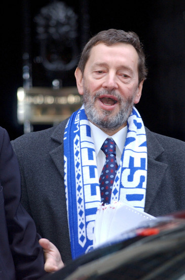 David Blunkett Wearing His Sheffield Wednesday Editorial Stock Photo ...