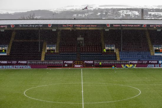 Bob Lord Stand Turf Moor Snow Editorial Stock Photo - Stock Image ...