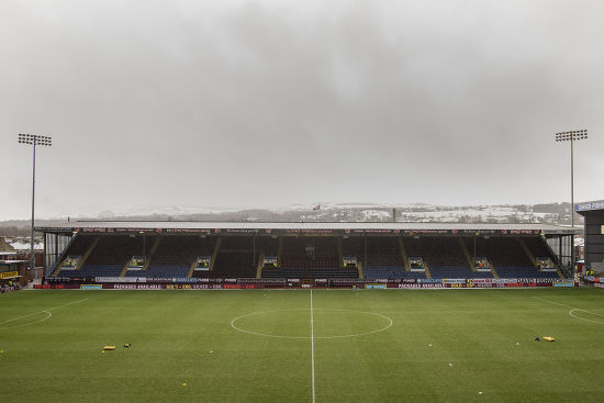 Bob Lord Stand Turf Moor Snow Editorial Stock Photo - Stock Image ...