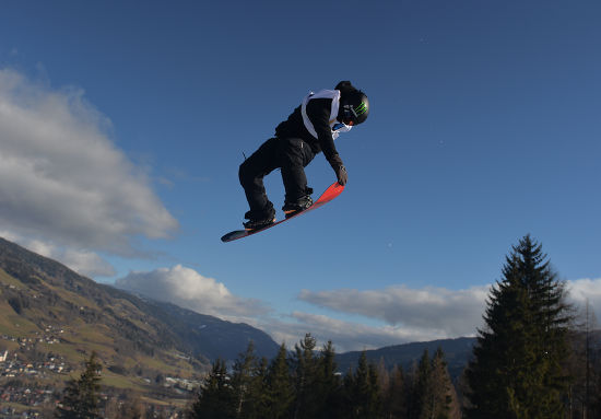 Athlete During Mens Slopestyle Qualification Round Editorial Stock ...