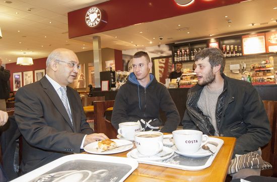 Romanian Migrants Arriving Luton Airport On Editorial Stock Photo ...
