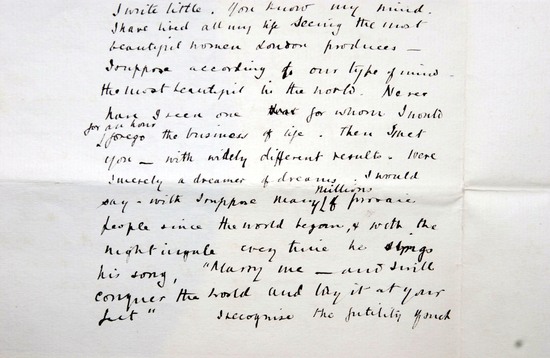 Three Winston Churchill Love Letters Pamela Editorial Stock Photo ...