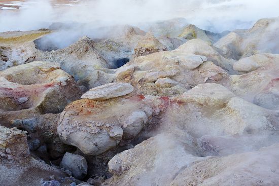 Geyser Field Used Geothermally Dried Fumarole Editorial Stock Photo ...