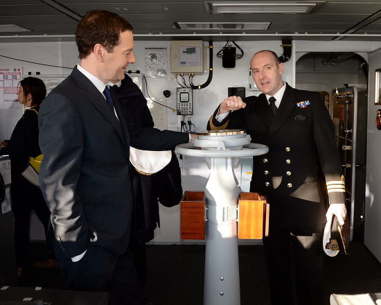 Commanding Officer Hms Defender Commander Steve Editorial Stock Photo ...