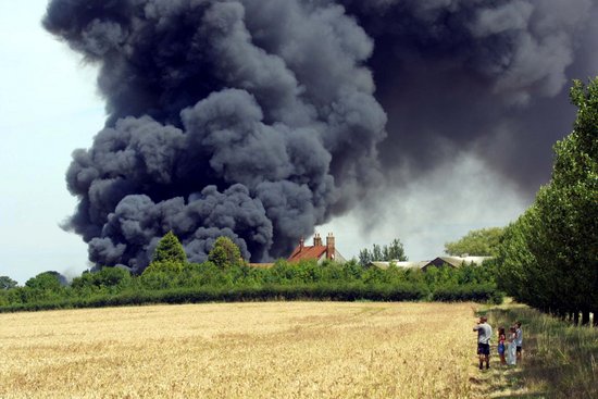 Farm On Fire Editorial Stock Photo - Stock Image | Shutterstock