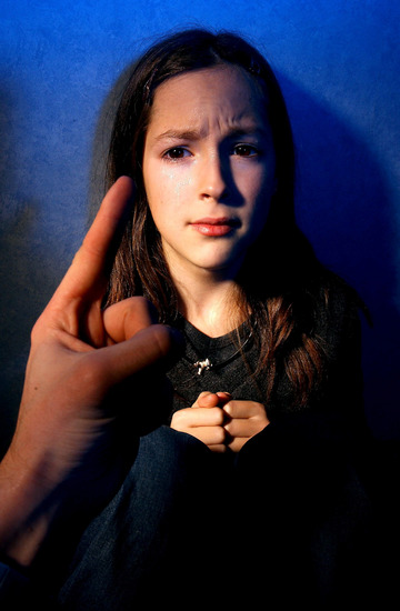 Young Girl Looking Scared Model Released Editorial Stock Photo - Stock ...
