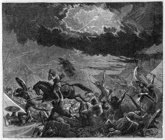 Religion Holy Bible Destruction Sennacheribs Army Editorial Stock Photo ...