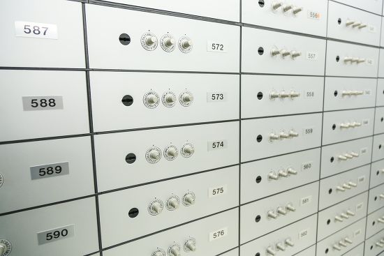 Bank Safety Deposit Boxes Editorial Stock Photo - Stock Image ...