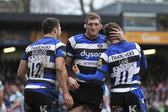 Bath Rugby Captain Stuart Hooper Congratulates Editorial Stock Photo ...