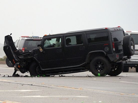 Bruce Jenner Car Accident Editorial Stock Photo - Stock Image ...