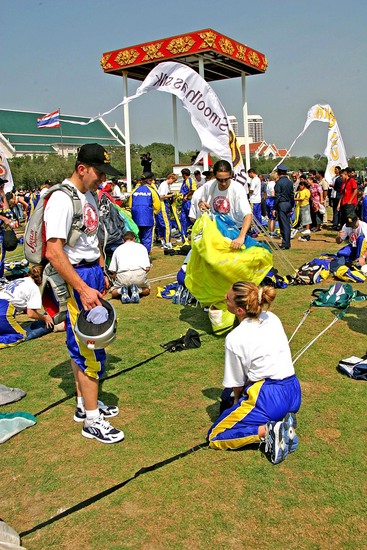 World Record Mass Freefall Jump Landing Editorial Stock Photo - Stock ...