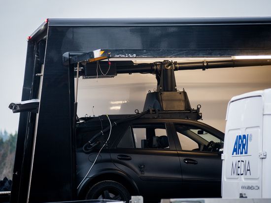 Camera Mounted On Mercedes Ml63 Amg Editorial Stock Photo - Stock Image ...