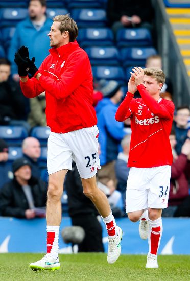 Stoke Citys Peter Crouch Stoke Citys Editorial Stock Photo - Stock ...