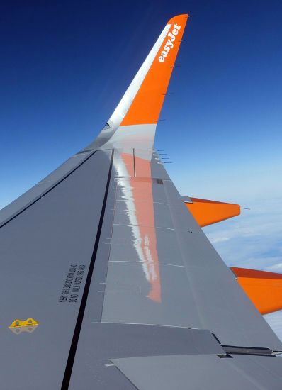 Easyjet Logo On Wingtip Airbus A320 Editorial Stock Photo - Stock Image ...