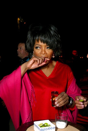 Oprah Winfrey Salting Tequila Shot Editorial Stock Photo - Stock Image ...