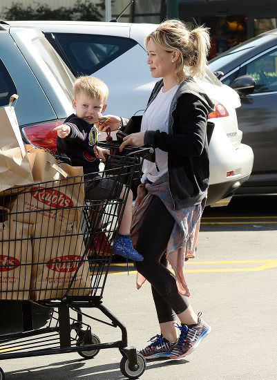 Hilary Duff Luca Cruz Comrie Editorial Stock Photo - Stock Image ...