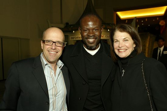 Donald Deline Djimon Hounsou Sherry Lansing Editorial Stock Photo ...