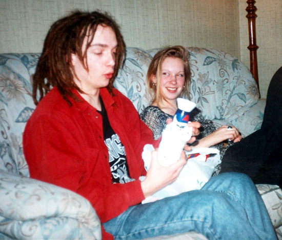 Justin Hawkins Christmas His Girlfriend Kathryn Editorial Stock Photo ...