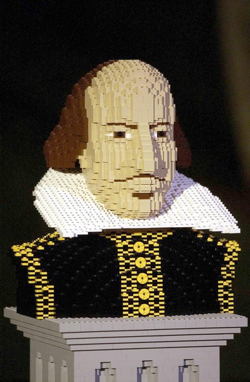Bust William Shakespeare Legoland Block Fame Editorial Stock Photo ...