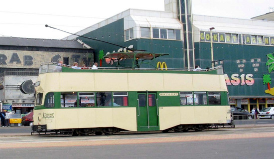 Famous Blackpool Open Air Tram Editorial Stock Photo - Stock Image ...