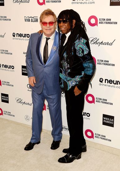 Sir Elton John Nile Rodgers Editorial Stock Photo - Stock Image ...