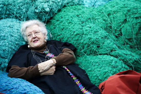 Artist Sheila Hicks Installation Editorial Stock Photo - Stock Image ...