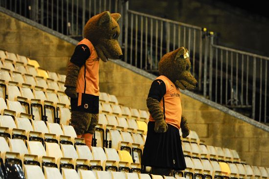 Wolverhampton Wanderers Mascots Wolfie Wendy Walk Editorial Stock Photo ...