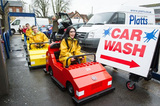 Legoland Staff Prepare Drive Cars Through Editorial Stock Photo - Stock ...