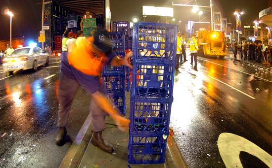 Dairy Farmers Collecting Milk Crates Discarded Editorial Stock Photo ...