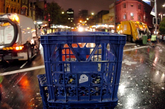 Milk Crates Discarded By Attendees Parade Editorial Stock Photo - Stock ...