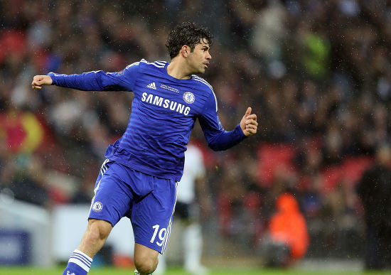 Chelseas Diego Costa Wembley League Cup Editorial Stock Photo - Stock ...