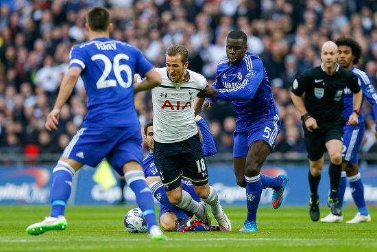 Harry Kane Tottenham Hotspur Fouled By Editorial Stock Photo - Stock ...