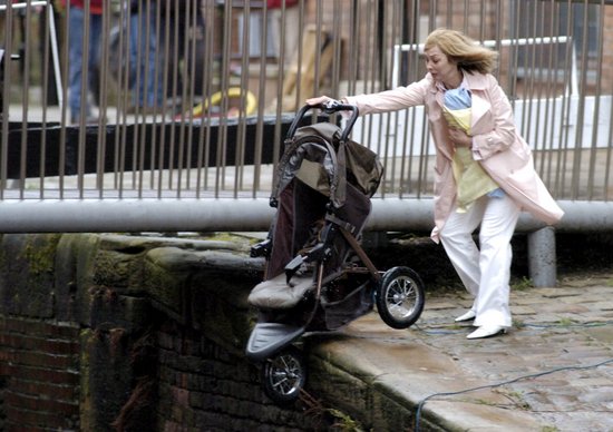 Stunt Double Amanda Holden Pushes Buggy Editorial Stock Photo - Stock ...