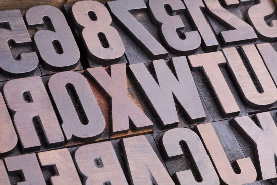 Letters Type Case Block Characters Made Editorial Stock Photo - Stock ...
