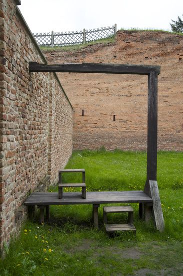 Gallows Gestapo Prison Prison Secret State - Foto de stock de contenido ...