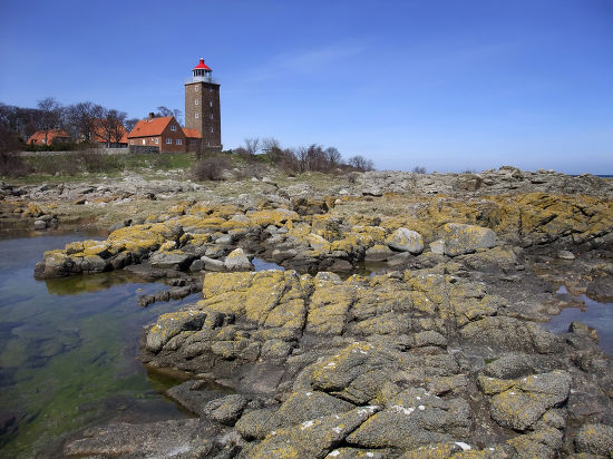 Svaneke Lighthouse Bornholm Denmark Europe Editorial Stock Photo ...