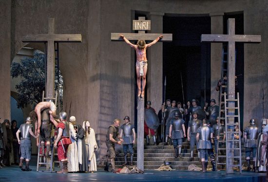 Crucifixion Jesus Christ Passion Play 2010 Editorial Stock Photo ...